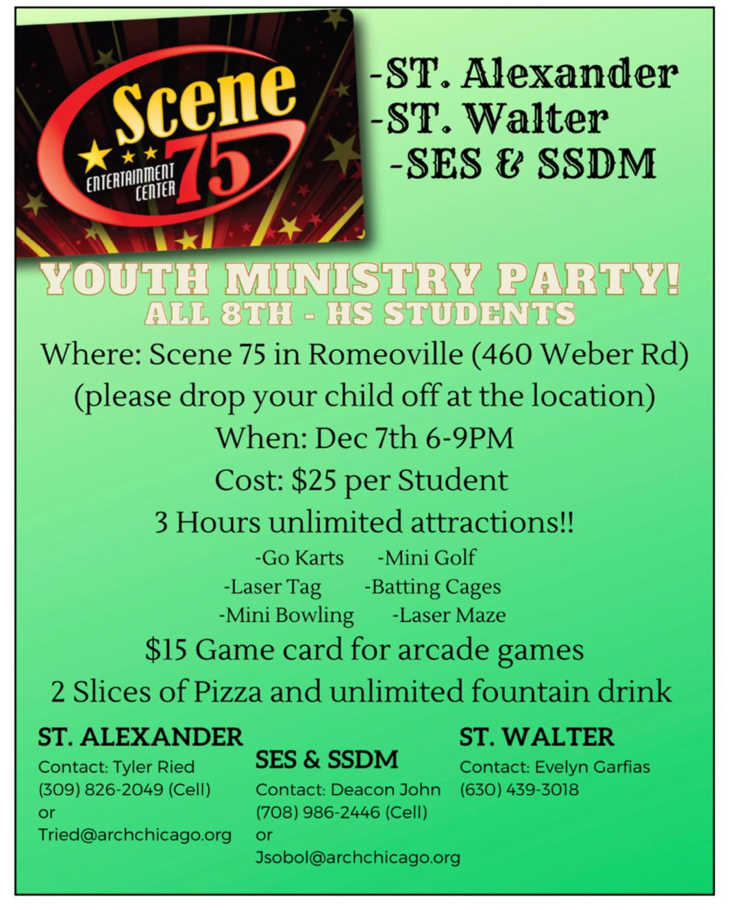 Youth Ministry Party – Scene 75 in Romeoville – stalexanderpalos.org